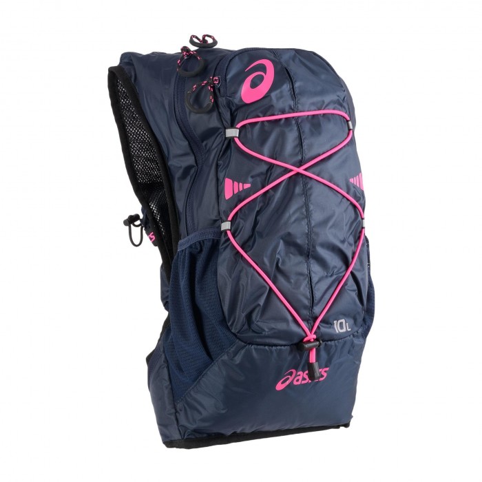 Mochila LIGHTWEIGHT RUNNING BACKPACKDARK COBALT/PINK GLOW Asics Tiempo ...