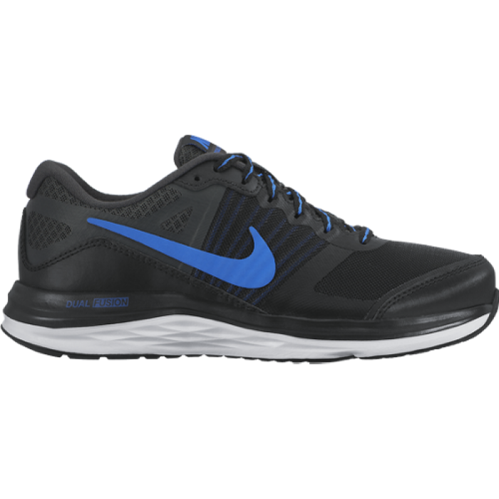 Zapatillas NIKE DUAL FUSION X (GS) BLACK/M Nike Atletismo y running ...