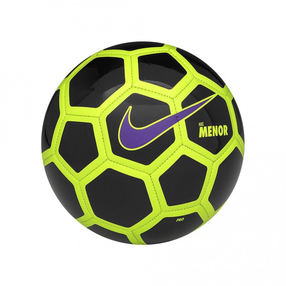 Balón NIKE MENORBLACK/VOLT/(HYPER GRAPE) Nike Fútbol | sportiuk